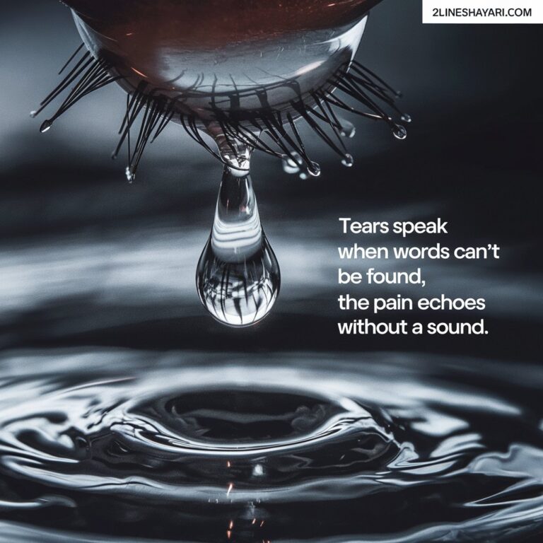 Best Two Line Sad Shayari in English – Emotional Shayari