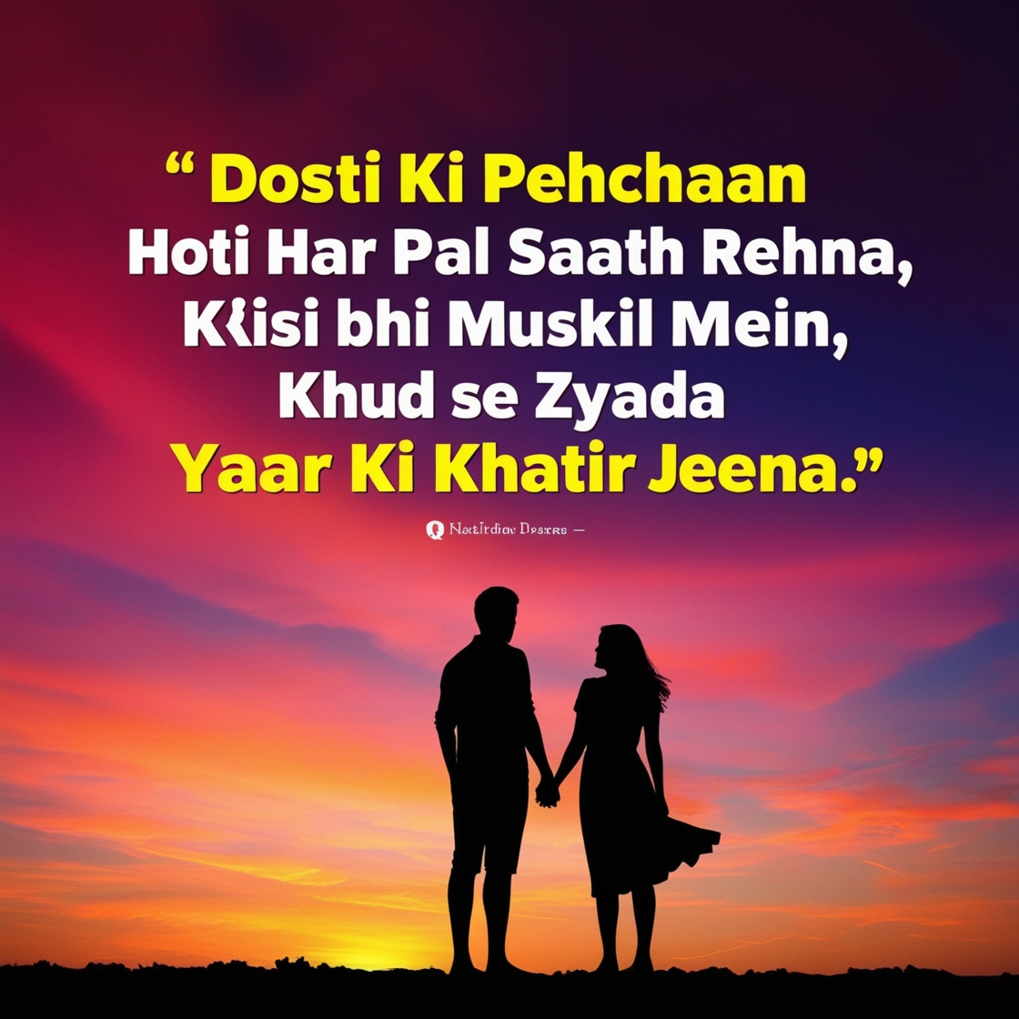 2 line yaari dosti shayari in hindi - 2 Line Shayari On Life